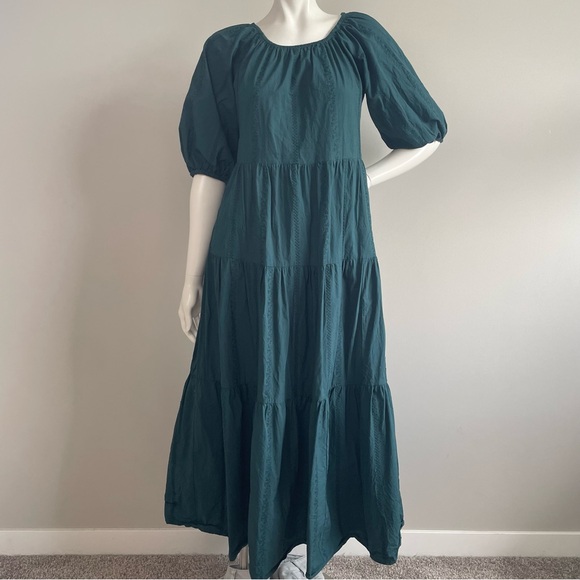 Universal Thread | Dresses | Universal Thread Dark Forest Green Tiered ...